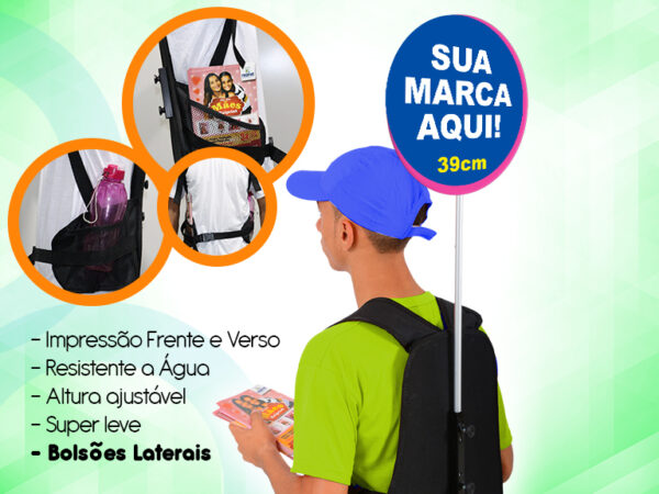 Mochila Pirulito - Pronta Entrega - Mídia Dupla - Salvador / BA